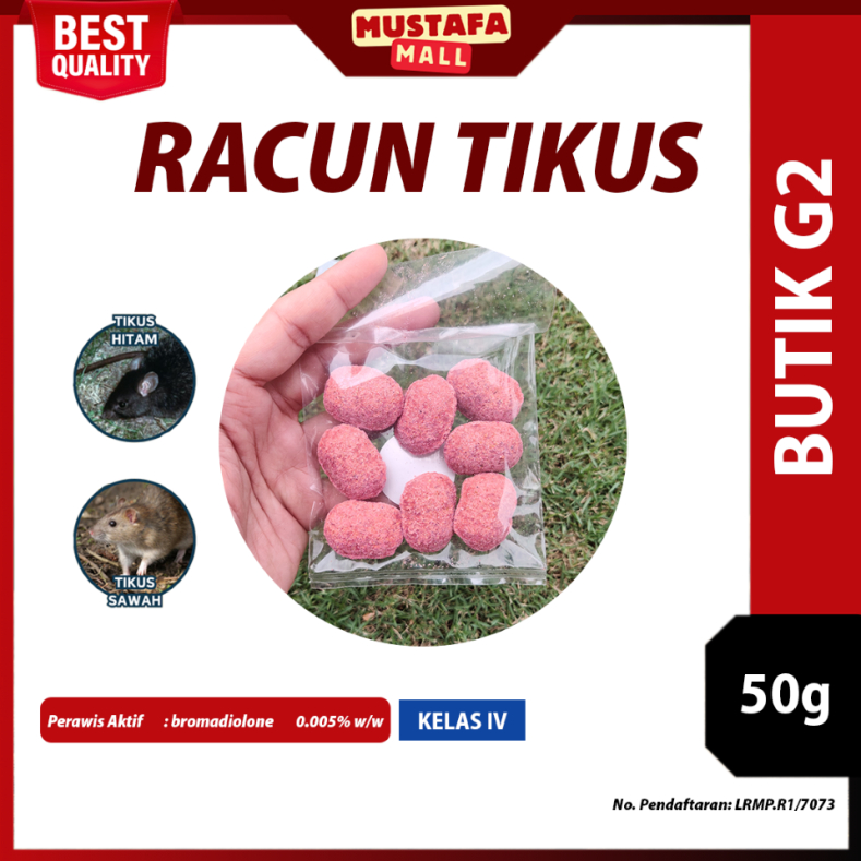 FGV BUTIK G2 racun tikus umpan berkesan rumah restoran kedai pejabat ...