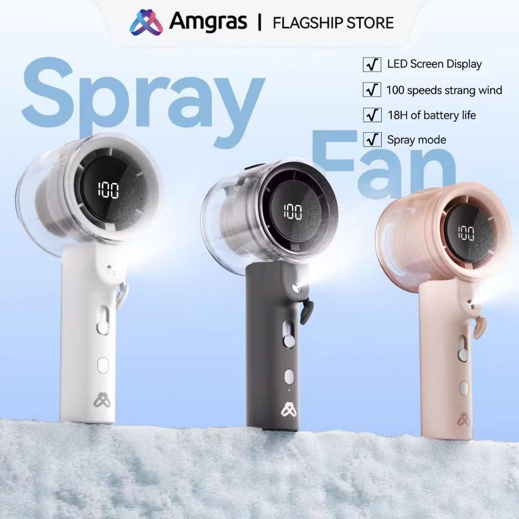 Amgras Metalce Fan Pro Handheld High-Speed Spray Fan 60ml Large ...