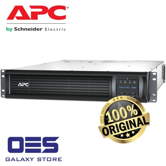 APC SMT3000RMI2UC Smart-UPS, Line Interactive, 3kVA, Rackmount 2U, 230V, SmartConnect Port ...