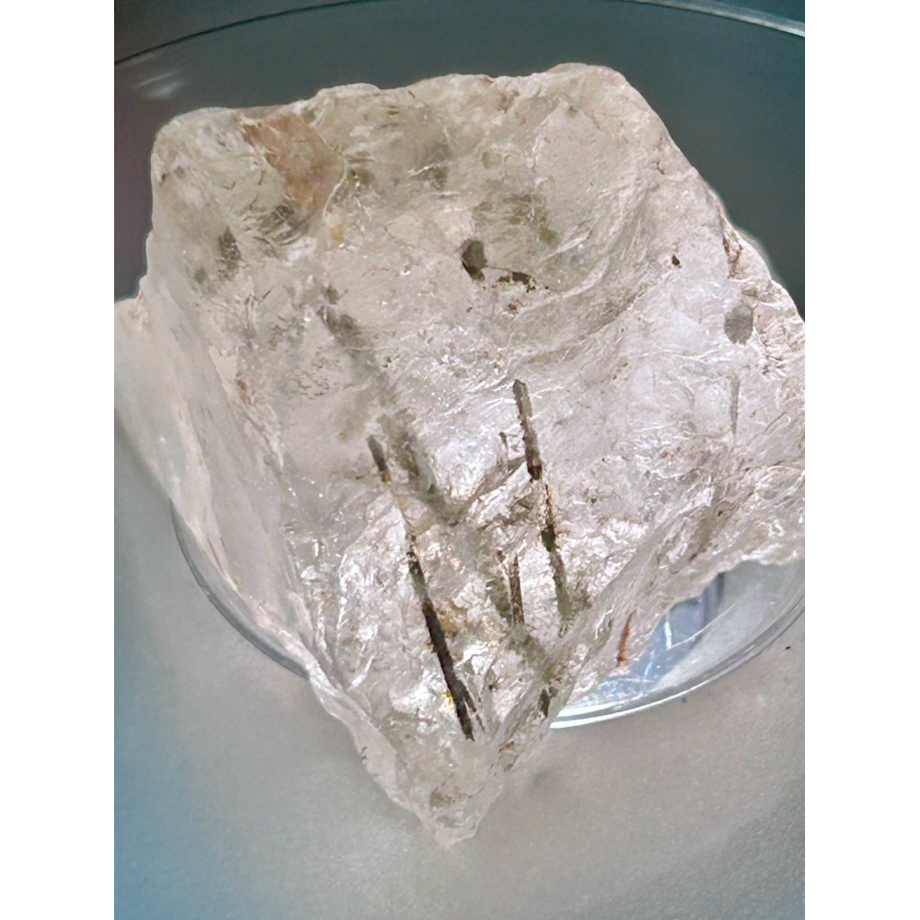 Permata Clear Quartz Berkarang Hematite Asli Besar Untuk Dimaharkan (47 ...