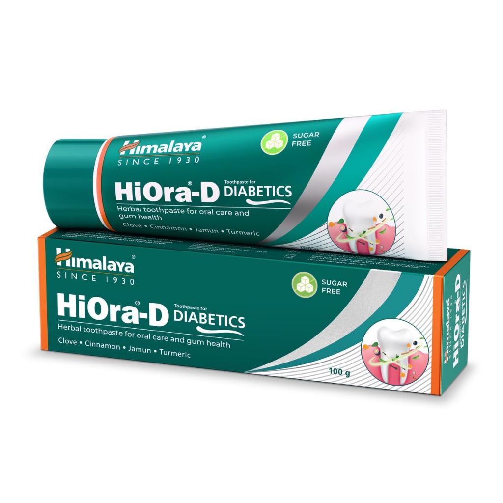 Himalaya Hiora-D Freshness Toothpaste For Diabetics 100gm Sugar Free ...