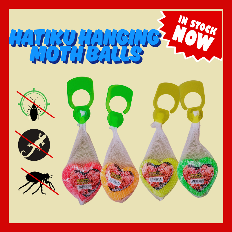 Hatiku Ubat Gegat Gantung – Hanging Moth Ball Wardrobe Freshener ...