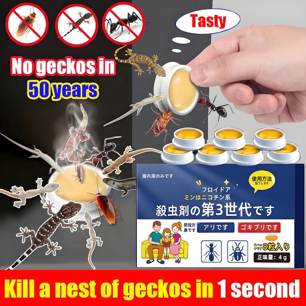 Gecko Cockroach Repellent Bait 8 Pcs/Box Powerful Insecticide Household ...