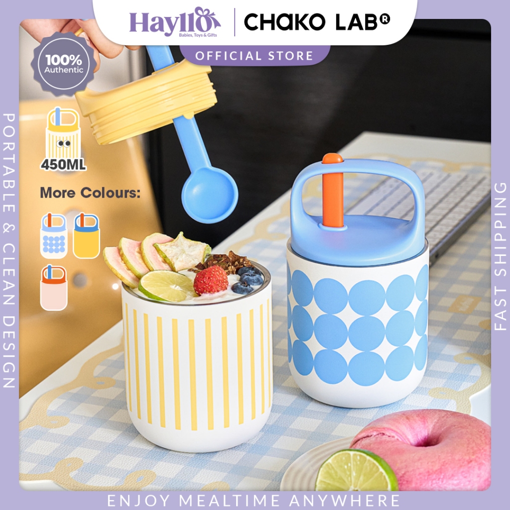 CHAKO LAB Bao Bao Cup (Thermos) 316 Stainless Steel | 450ml | Shopee ...