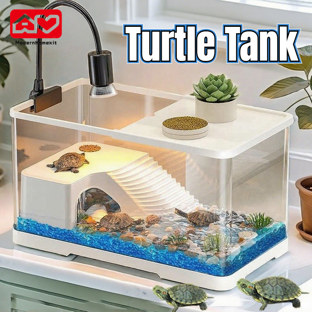 Turtle Tank Turtle Tank Kit Reptile Tank Habitat Kit UV Basking ...