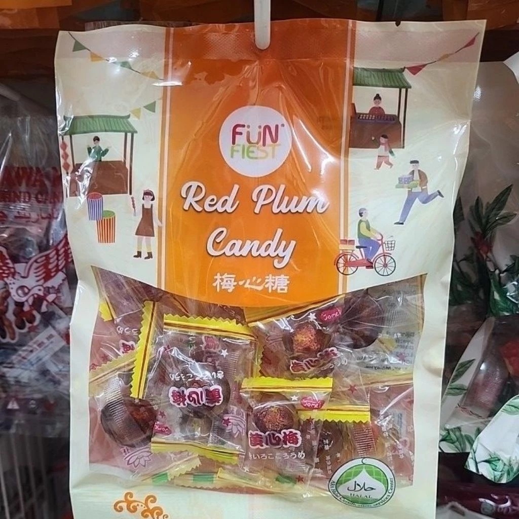 Red Plum Candy | Fun Fiesta Gula-Gula Buah Plum | Shopee Malaysia