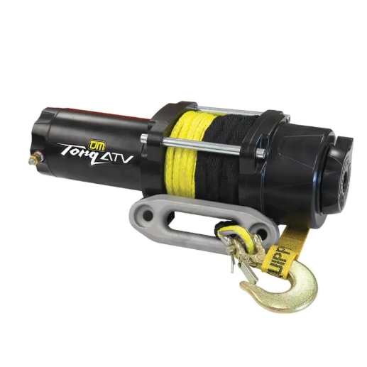 TJM torq atv winch 4000lb inc synthetic rope | Shopee Malaysia