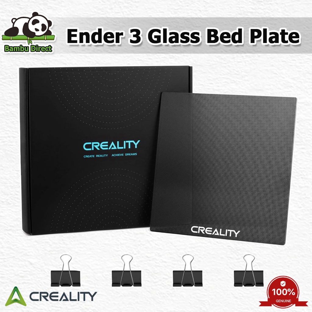 Creality Ender 3 Glass Bed Upgraded 3D Printer Tempered Glass Plate Build for Ender 3 series 3D ...