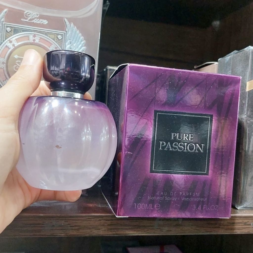 Pure Passion Eau De Perfume By Fragrance World edp 100ml This Items 100 ...