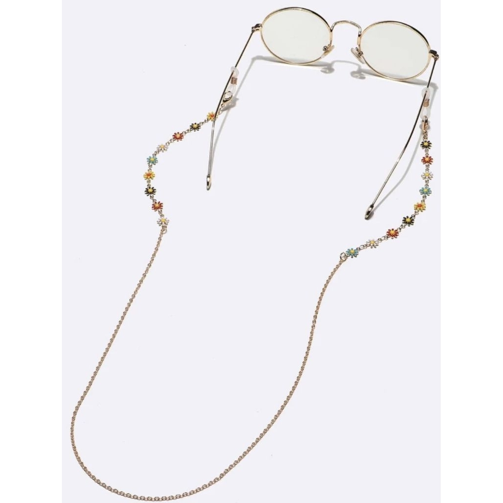 Daisy glasses retro rope hanging glasses chain hanging mask antidrop ...