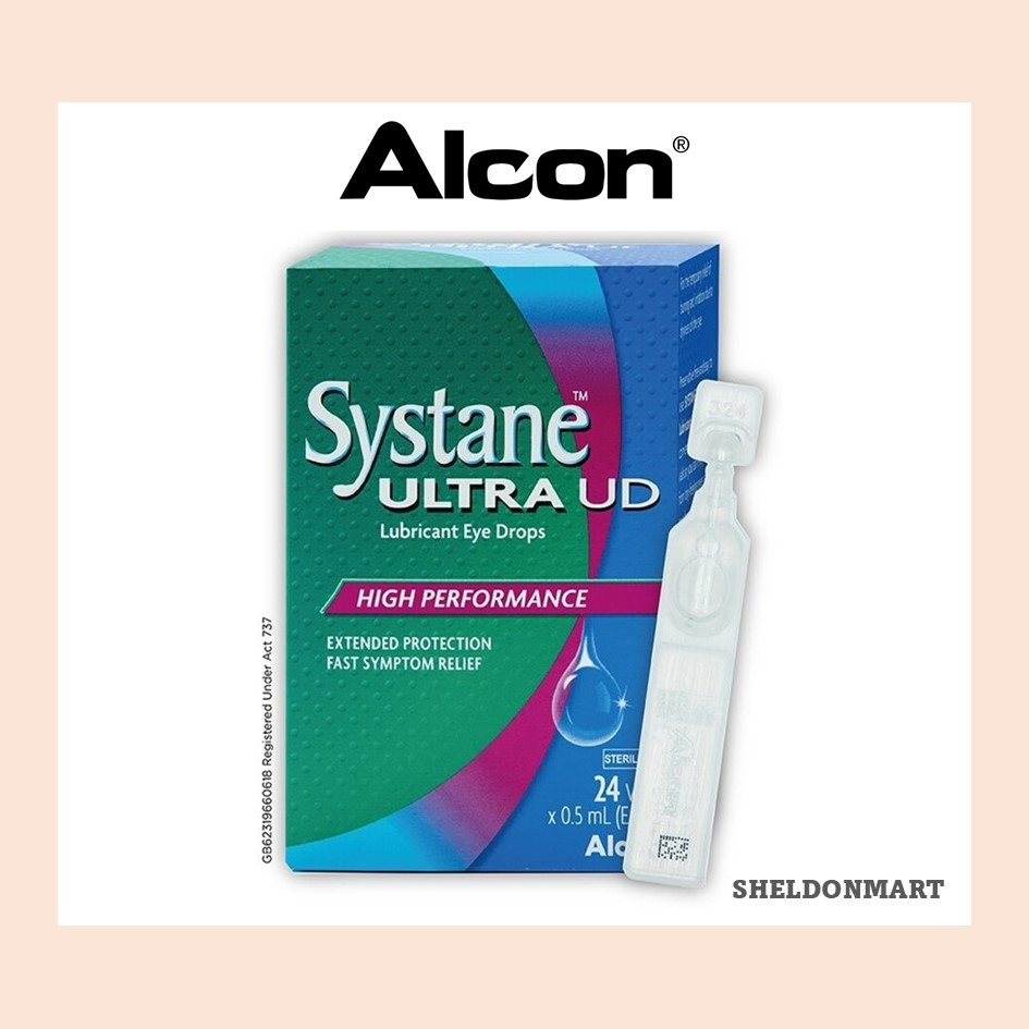 [EXP: 06/2026] ALCON SYSTANE ULTRA LUBRICANT EYE DROPS 24 VIALS x 0.5mL ...