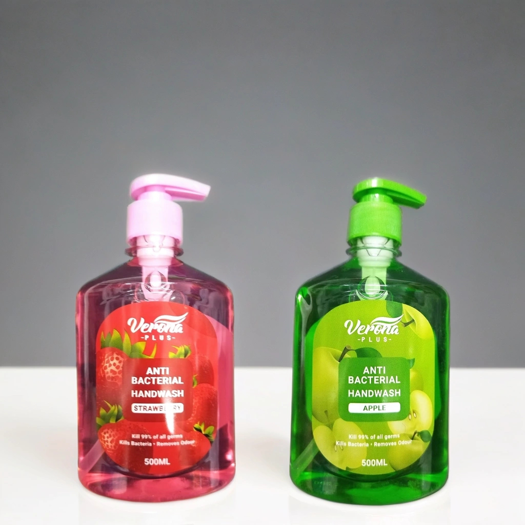 Verona Plus Anti-Bacterial Handwash 500ml – Strawberry 🍓 / Apple 🍏 ...