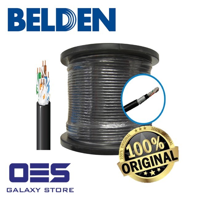 BELDEN OSP6U Network CAT6 4 Pair, U/UTP, Gel Filled Premise Horizontal ...