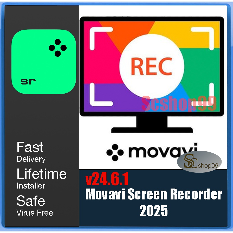 Movavi Screen Recorder v24.6.1 l 𝐋𝗮𝘁𝗲𝐬𝘁 𝟐𝟎𝟐5 l Windows | Shopee Malaysia