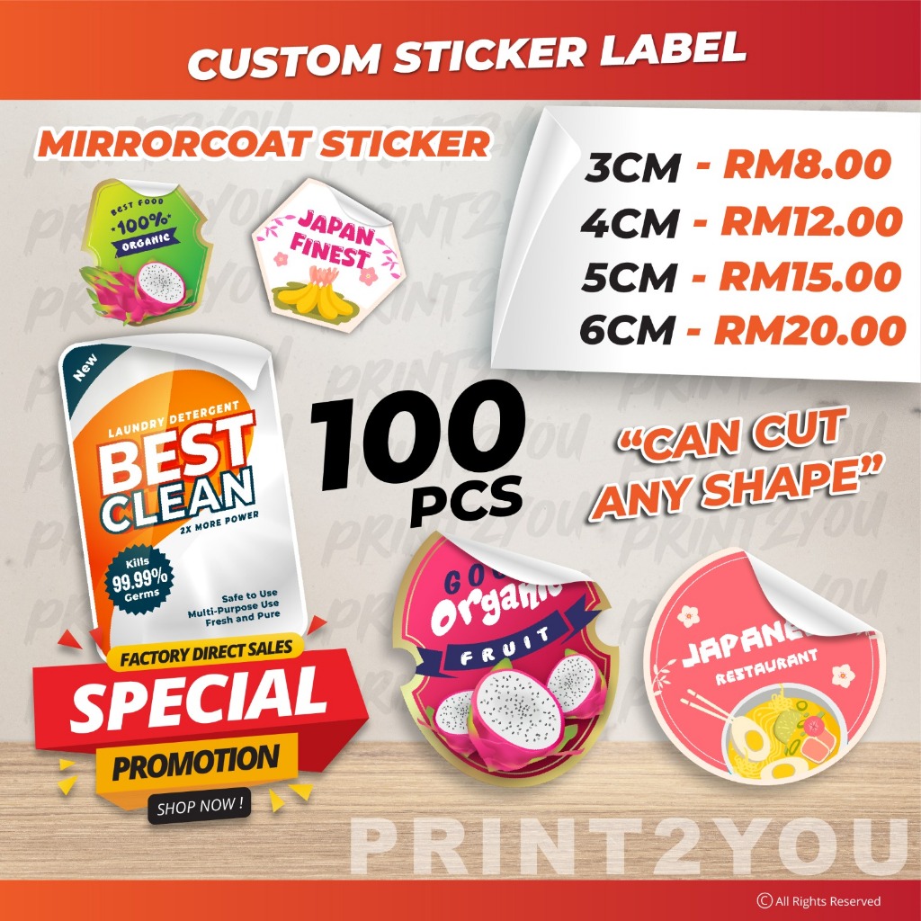 Sticker Produk & Sticker Perkahwinan | Shopee Malaysia