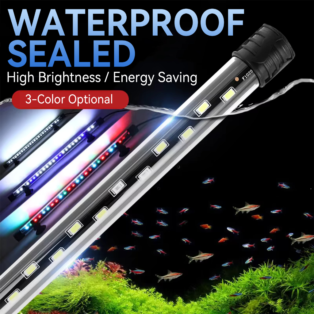 🌊READY STOCK🌊 Aquarium LED Light fish tank Waterproof Aquatic Plant ...