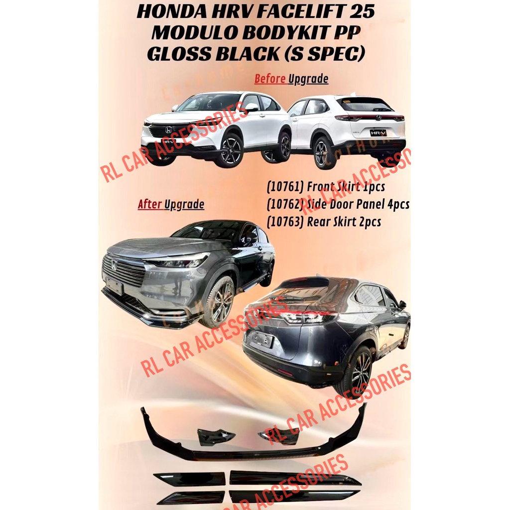 Honda Hrv 2022 2023 2024 2025 2026 S Spec Modulo bodykit body kit front ...