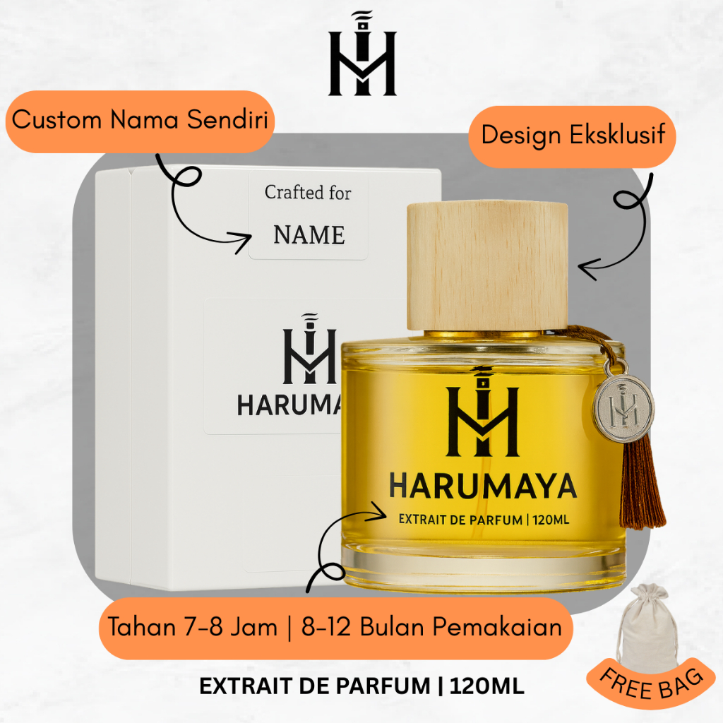 HARUMAYA Perfume Extrait de Parfum 120ml | Long Lasting | Male Female ...