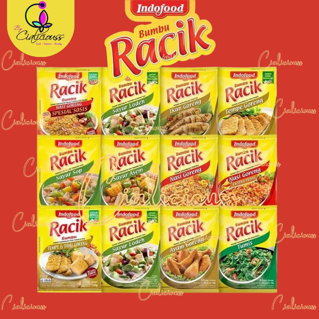 BUMBU RACIK INDOFOOD BUMBU RACIK NASI GORENG RACIK AYAM GORENG | Shopee ...