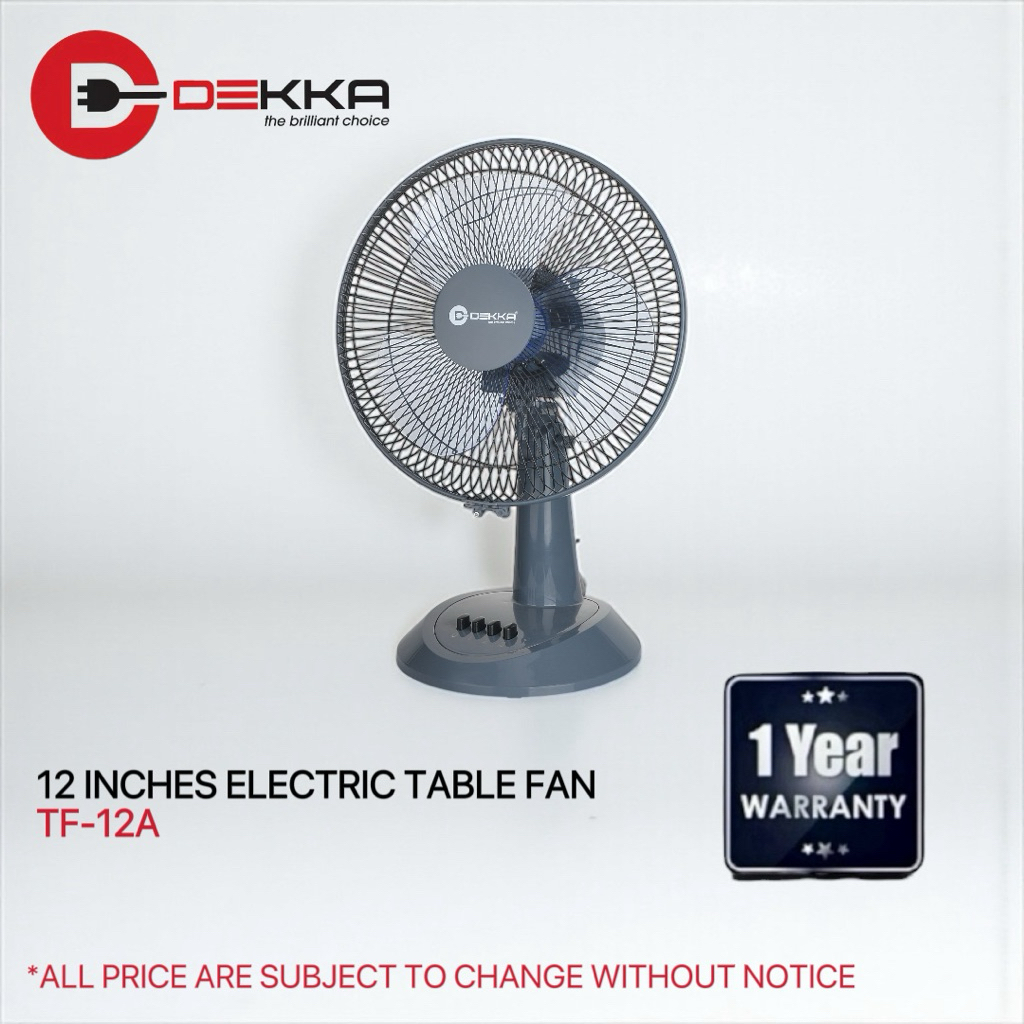 12 INCHES ELECTRIC TABLE FAN TF-12A | Shopee Malaysia