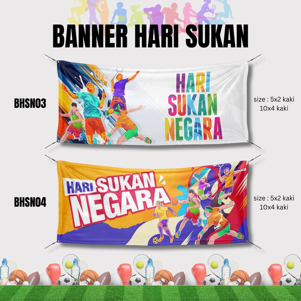 BANNER HARI SUKAN NEGARA MALAYSIA 2025 | Shopee Malaysia
