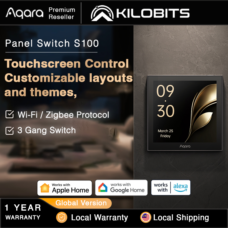 Aqara Smart Panel Switch S100 Global Version Smart Touch Control 4 ...