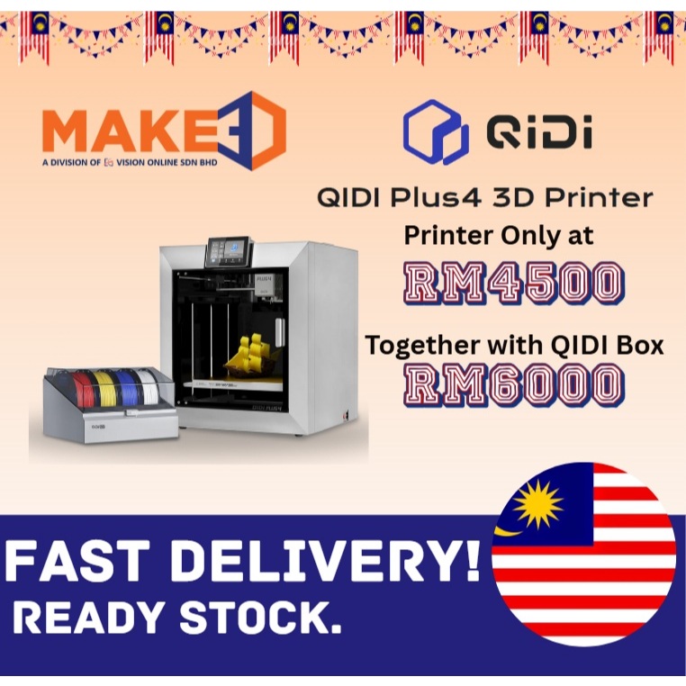 QIDI Tech X-Plus 4 3D Printer with QIDI BOX | Klipper | High-Speed ...