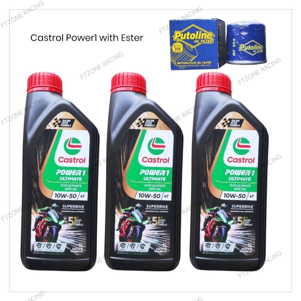 Yamaha MT07 MT09 Tracer Castrol Ultimate Oil Service Package | Shopee ...