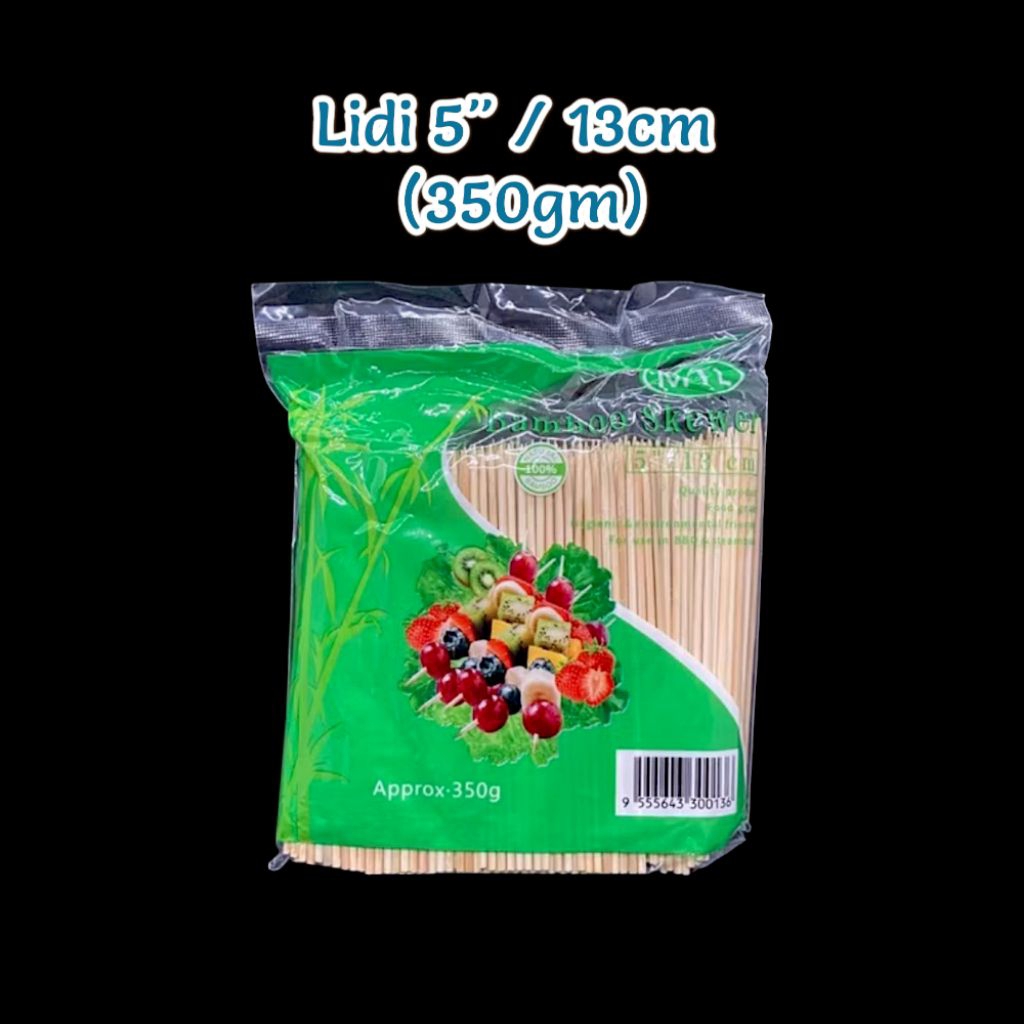 5" / 6" Bamboo Skewer Lidi Sate / Satey / Satay Stick / Bamboo Stick ...