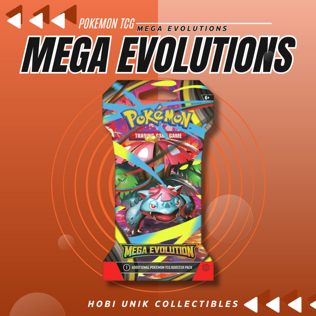 (Live Rip)[ME] Pokemon Sleeved Booster Pack TCG : Mega Evolution Sleeved | Shopee Malaysia