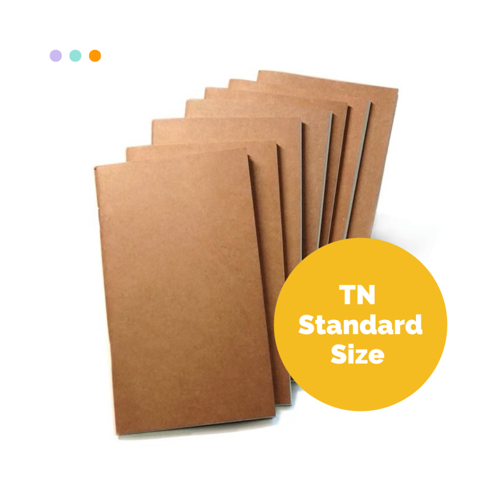 Journal Travelers Notebook TN ‎‍- Standard Size (210mm x 105mm) | 64 ...