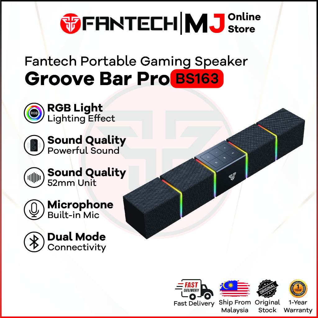 Fantech BS163 Groove Bar Pro Portable Gaming Speaker Dual Mode ...