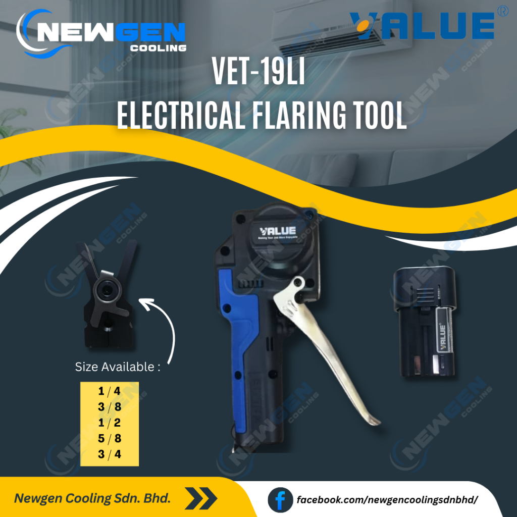 VET-19Li ELECTRICAL FLARING TOOL (NAVTEK) | Shopee Malaysia