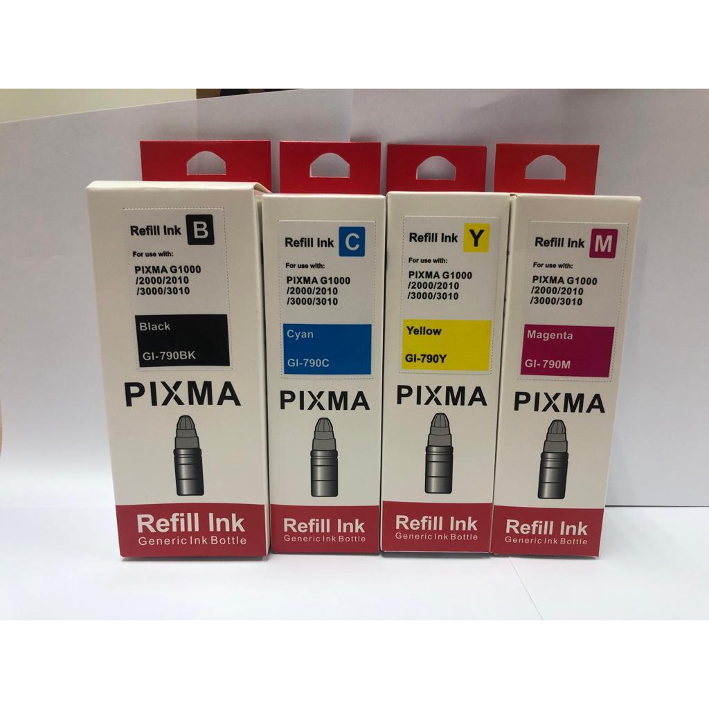 GI-790 Compatible Ink Set For Canon Printer G1000/G2000/G2010/G3000 ...