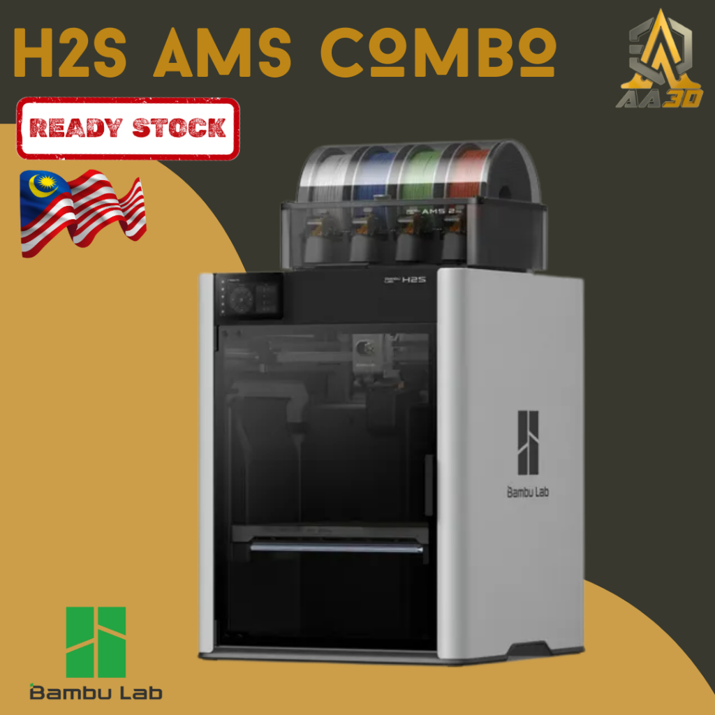 BAMBULAB H2S AMS 2 PRO COMBO (READY STOCK MALAYSIA) BAMBU LAB 3D ...