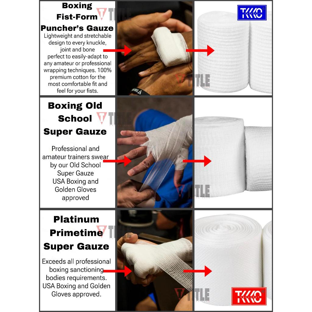 TITLE Gauze (1 pairs -2 Rolls) for Boxing or Muaythai | Shopee Malaysia