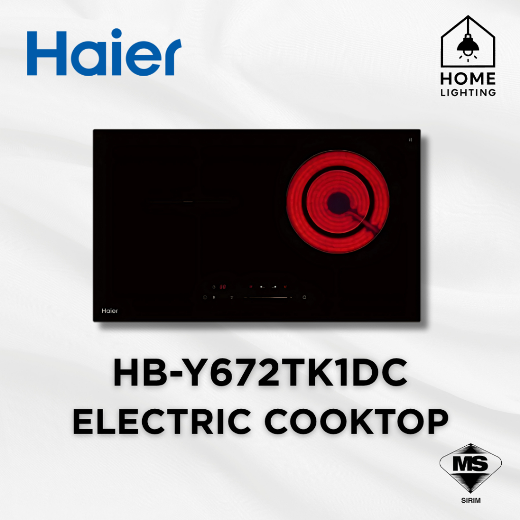Haier Electric Cooktop HB-Y672TK1DC Timer Safety Cut Off Smart Child ...