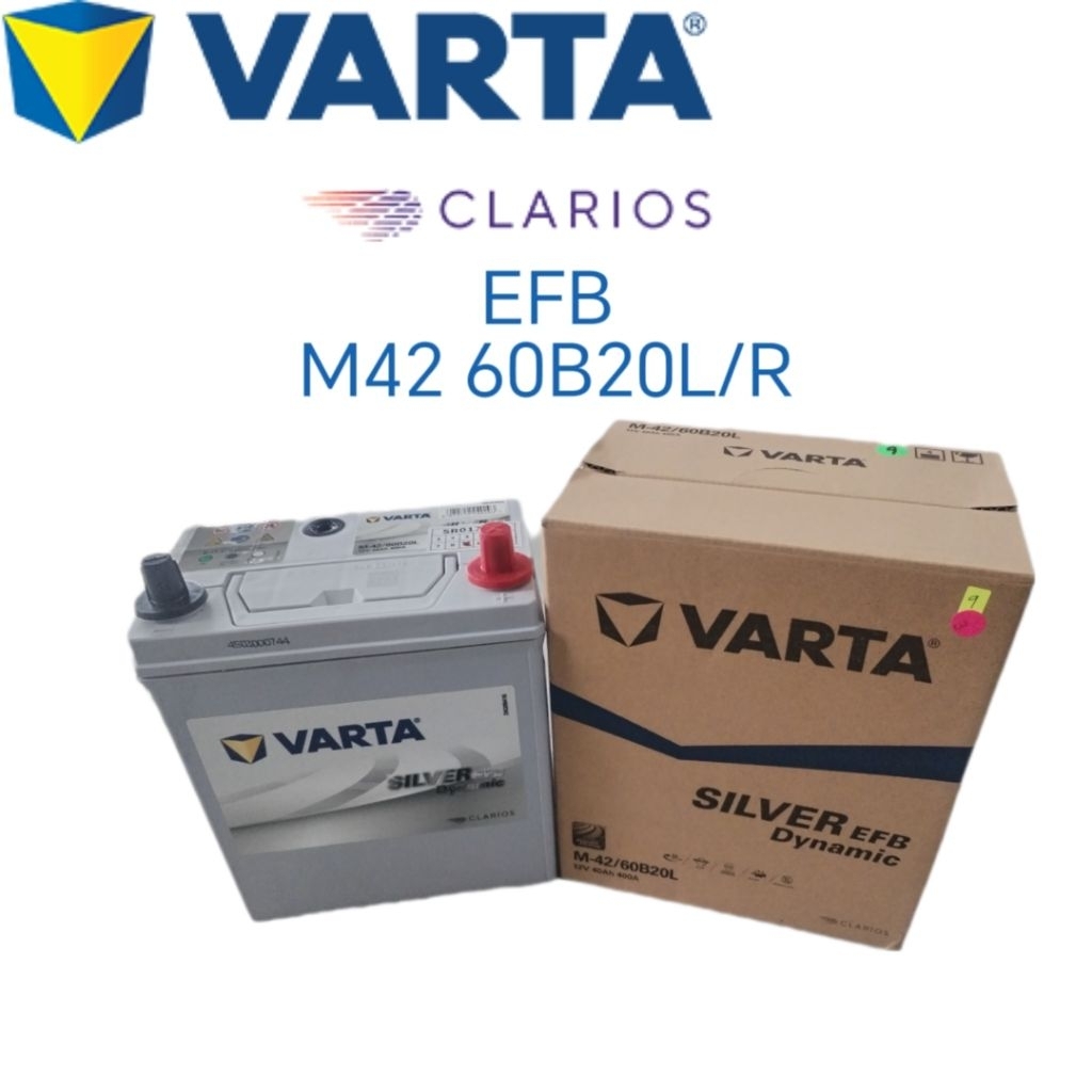 [ Installation Provided ] M42L / M42R | 60B20L/R Varta Silver EFB ...