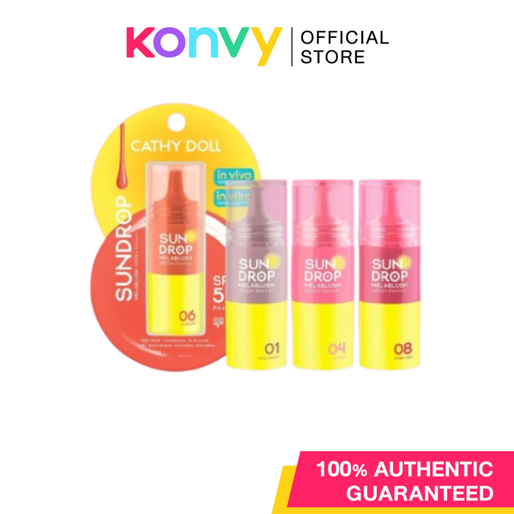 Cathy Doll Sundrop Melablush SPF50+ PA++++ - 10 Colours (6g) | Shopee ...
