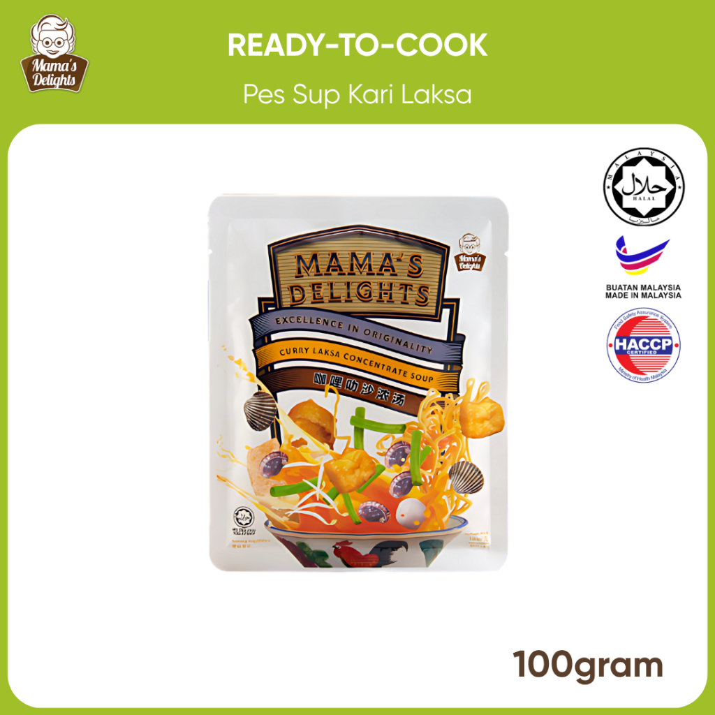 Mama's Delights [HALAL] Pes Sup Kari Laksa | Paste Soup Kari Laksa ...
