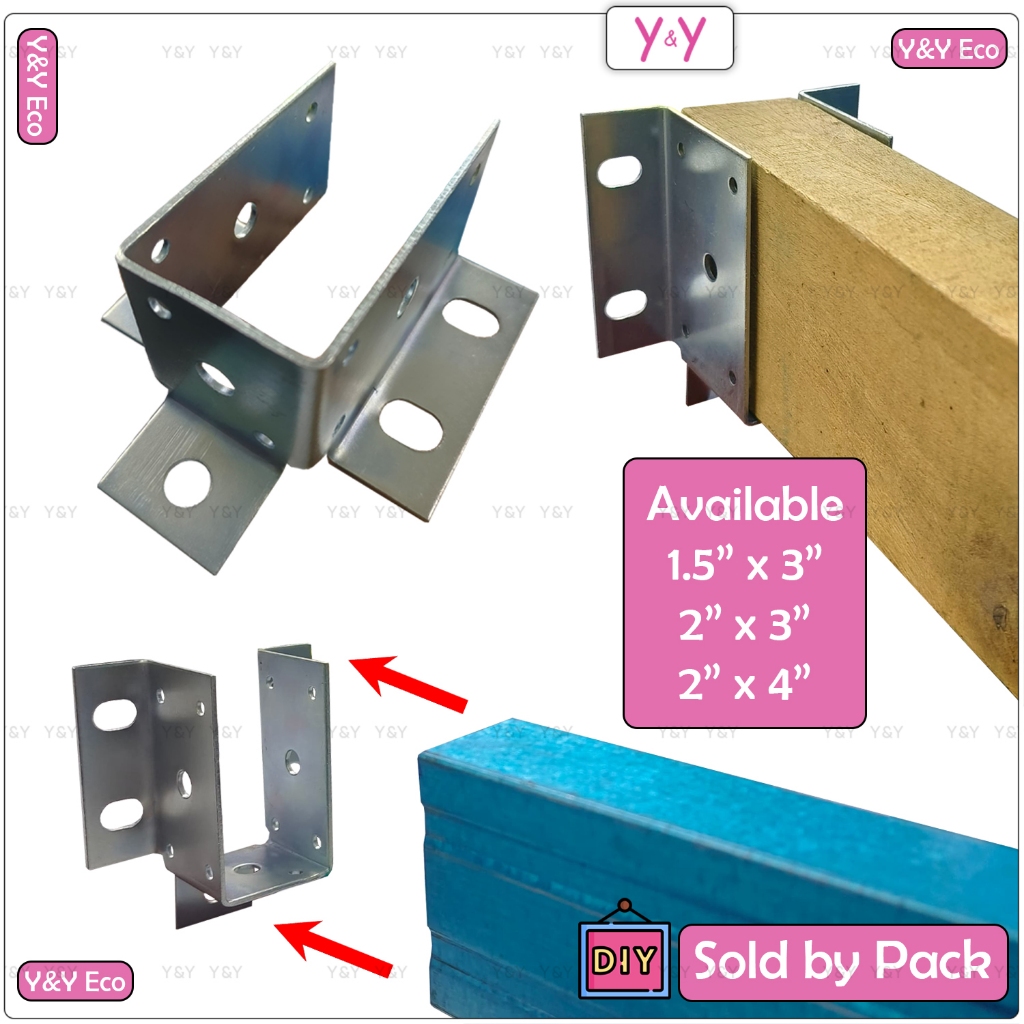 Y&Y Eco C Channel Wall Mount Bracket / Rectangular Tube C Section ...