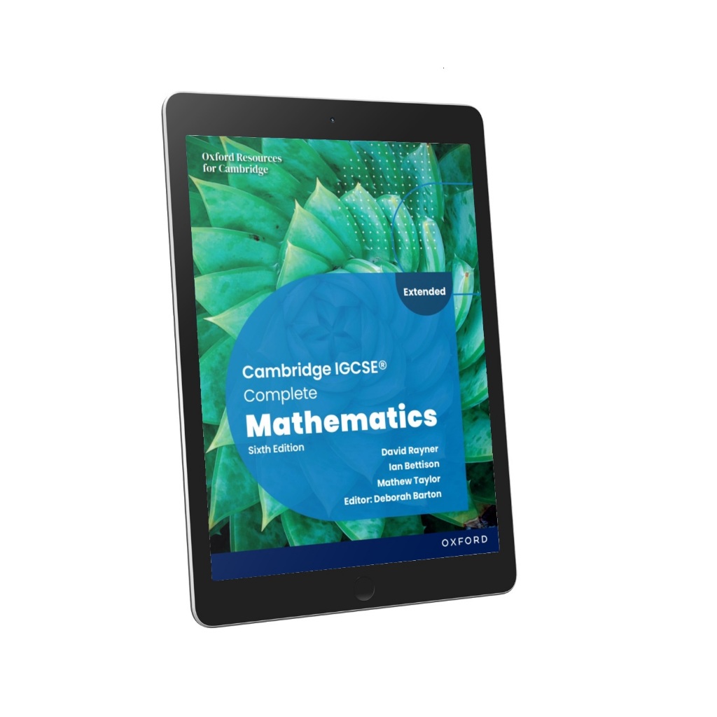 Cambridge IGCSE Complete Mathematics Extended Student Book with Answers ...