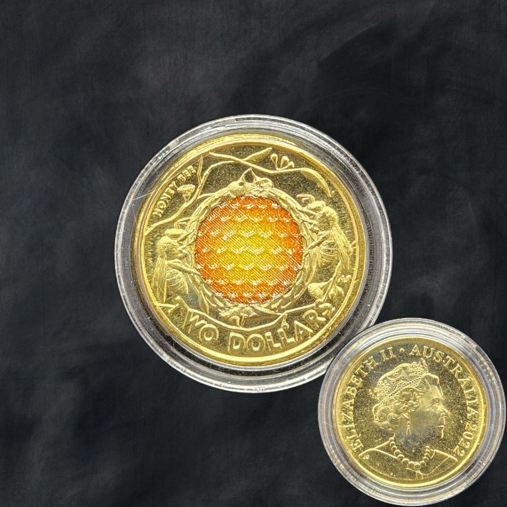 [Base Metal, Collectible] 2022 $2 Honey Bee Genuine H/T Royal ...