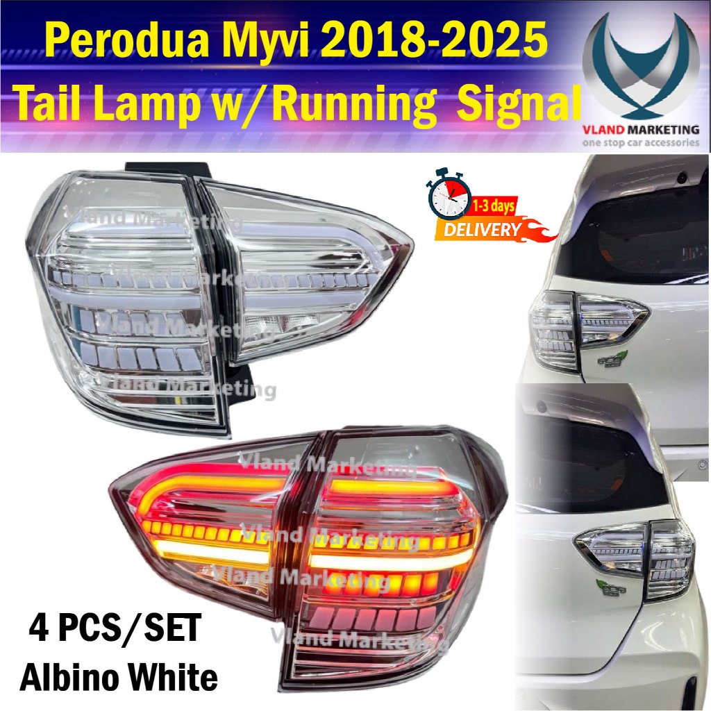 Perodua Myvi MK7 Design Dynamic Tail Lamp With Signal Running Albino ...