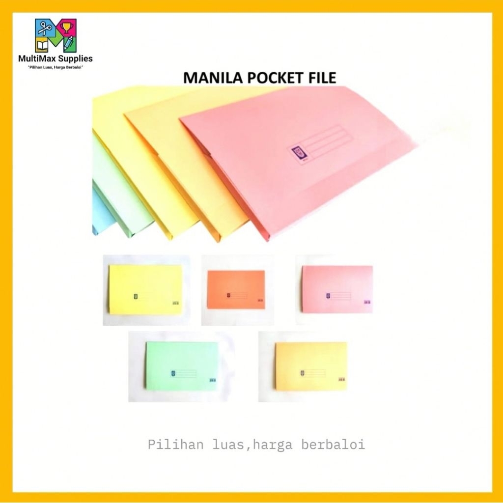 Pocket File Manila ABBA / Fail Poket / Fail Kertas | Shopee Malaysia
