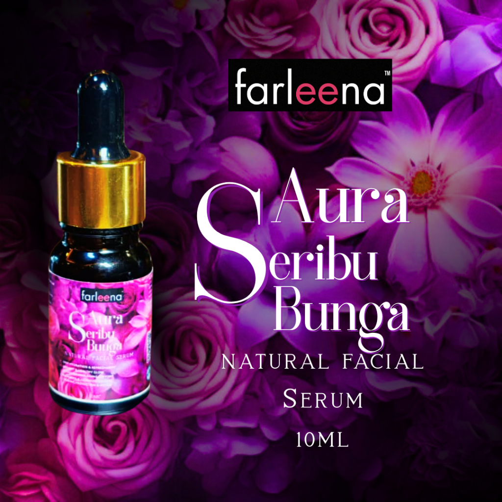 Farleena Aura Seribu Bunga Combo Mist 100ml & Serum 10ml For Irritation ...