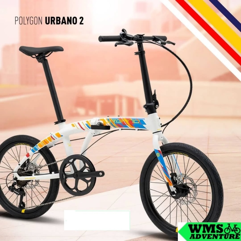 POLYGON URBANO 2 Folding Bike Malaysia Edition Custom Color (Free ...