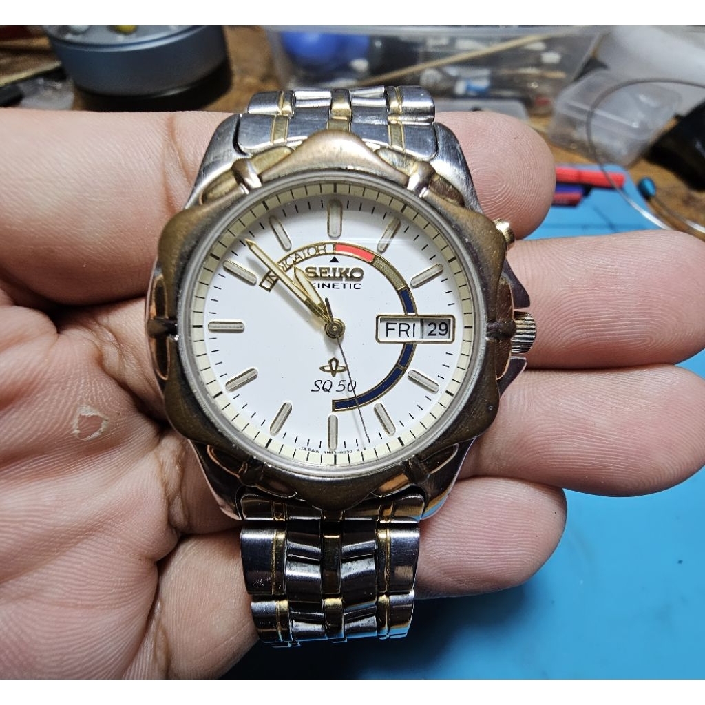 SEIKO KINETIC SQ50 WATCH ORIGINAL | Shopee Malaysia