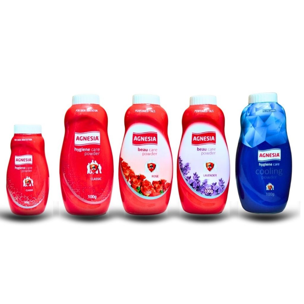 Agnesia Antibacterial Hygiene Care Powder 50g / 100g Beau Care Bedak ...