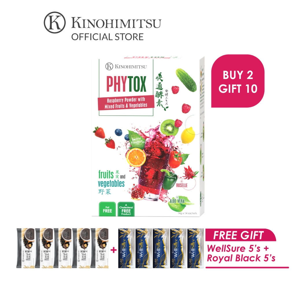 [BELI 2 DAPAT 11] Phytox 14s x2 [Free HWC Coffee 5's + Prowhite 5's ...